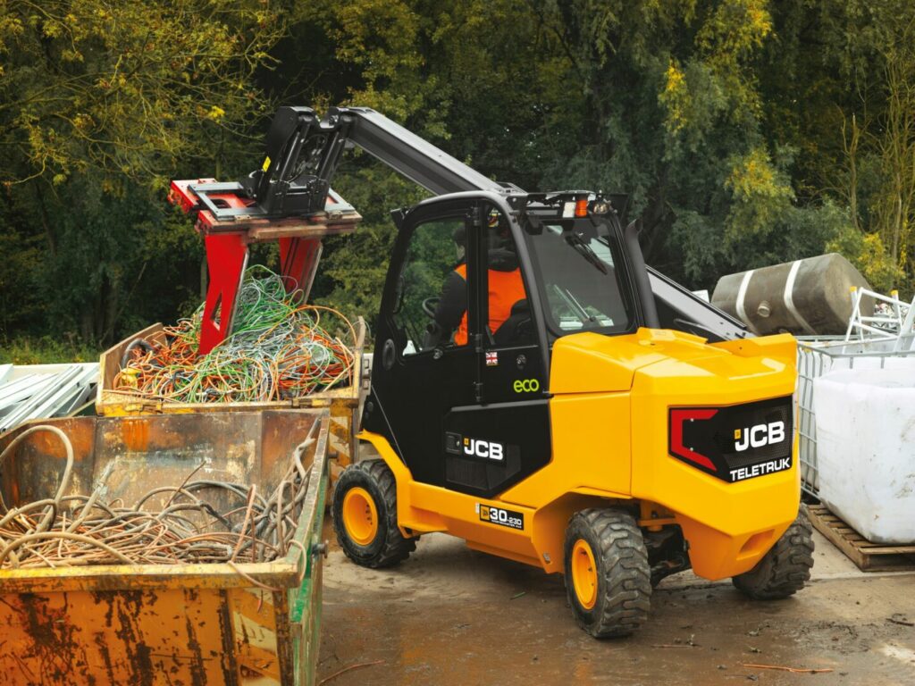 Les Teletruk JCB passent en Stage V - Recyclage Récupération